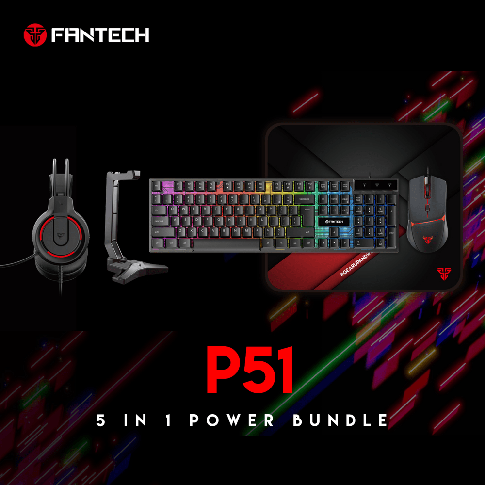 Fantech P51 Power 5u1 Combo Gaming Set - Prva Klasa – MobiMax